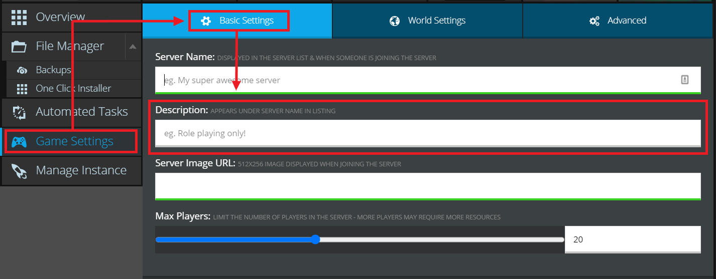 Adding A Server Description To Your Rust Server Rust Knowledgebase Article Nodecraft