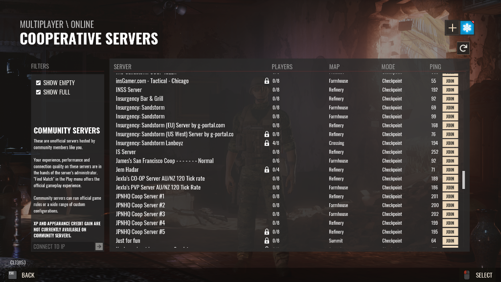 Joining your Insurgency: Sandstorm Server | Insurgency: Sandstorm | Knowledgebase Article ...
